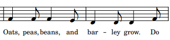 "Oats, Peas, Beans, and Barley" for Ukulele - FREE TAB - LowGUkulele.com